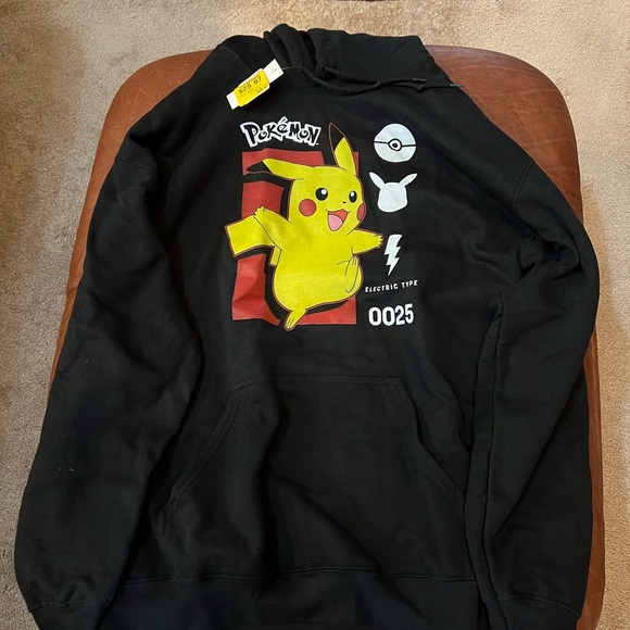 Nintendo | Sweaters | Nintendo Black And Yellow Pikachu Sweater | Poshmark